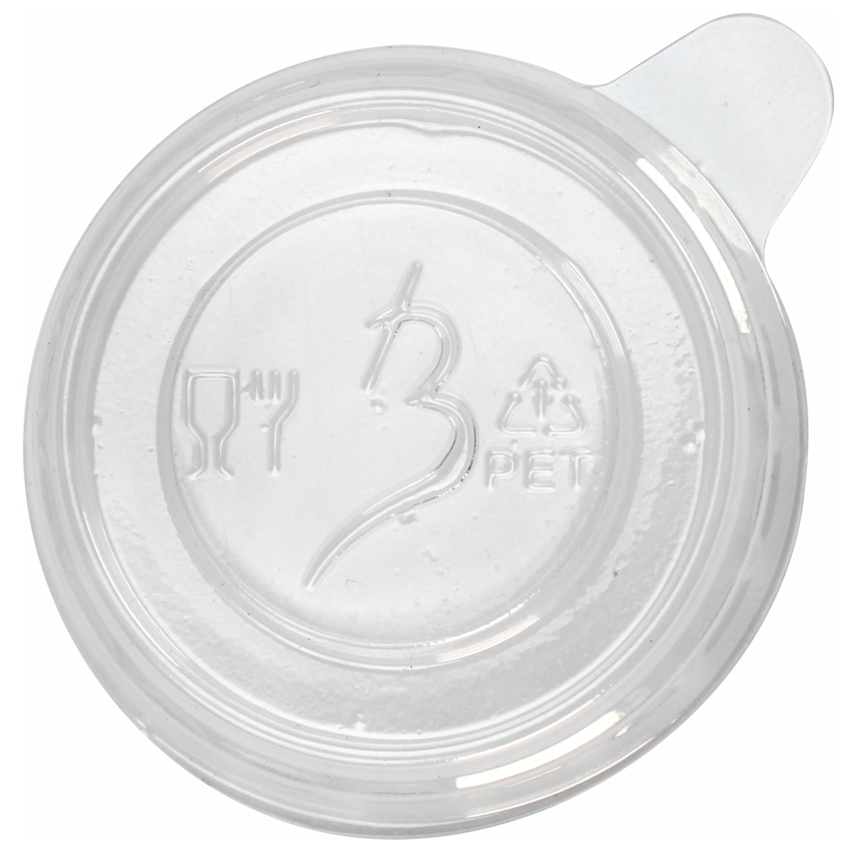 Tampa para Copo em Cartolina Kraft para Molhos Ø43mm 20x50 un