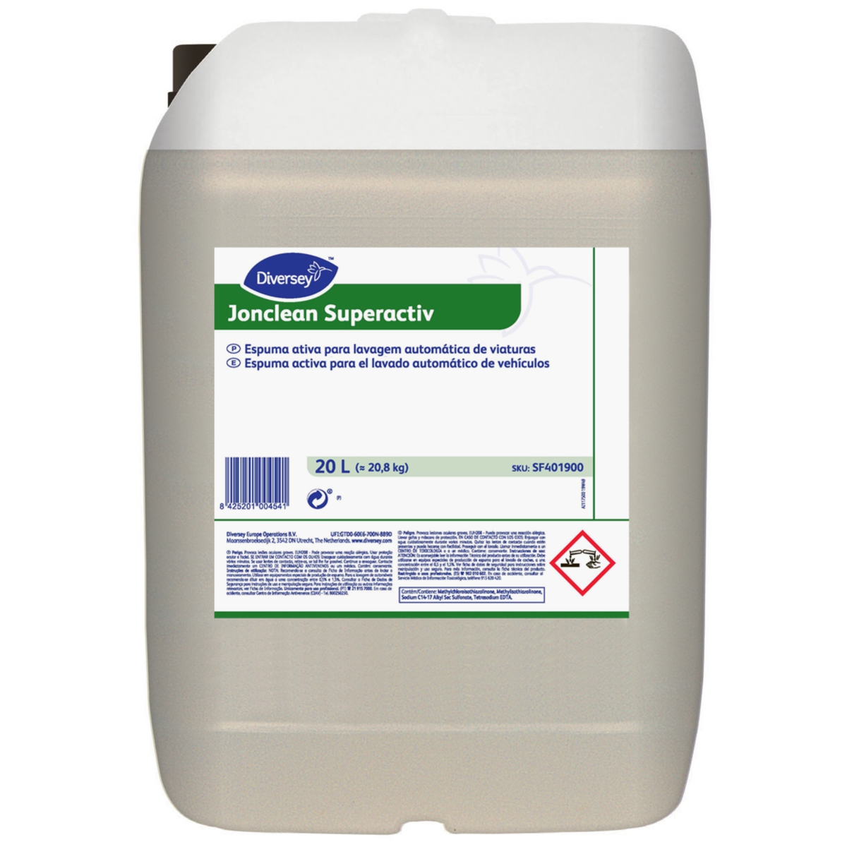Espuma activa para lavagem automática de viaturas Jonclean Superactiv 20L